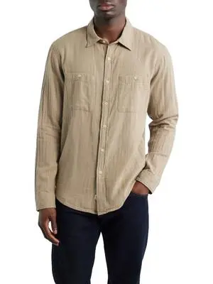 Ag Wayne Button-up Work Shirt - Khaki Sand