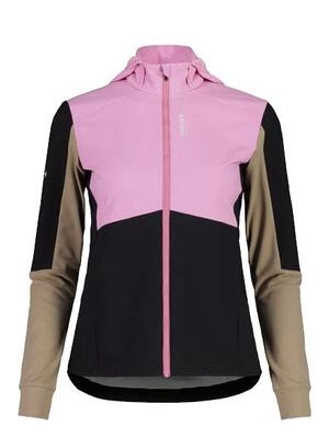 MALOJA Nesham Nordic Hybrid Softshell Jacket - Deep Black Multi