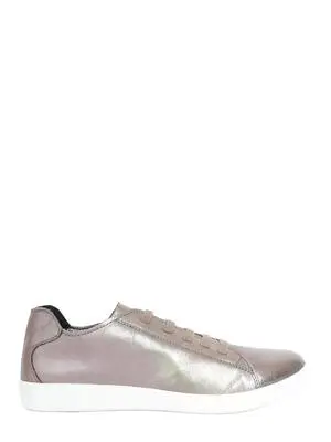 STUDIO CHOFAKIAN Leather Sneakers - Silver