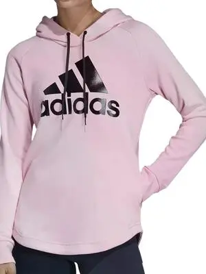 Adidas Stadium Badge Of Sport Hoodie - Pink