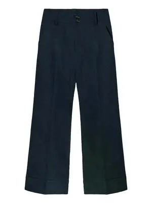 La DoubleJ Cuffed Trousers - Blue