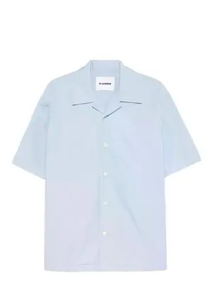 JIL SANDER Short-sleeve Buttoned Shirt - Blue