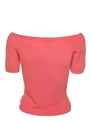 Alexander McQueen Off-the-shoulder Top - Pink