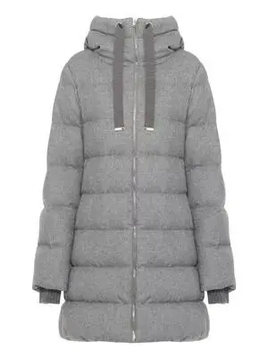 Herno Quilted Padded Coat - Grey