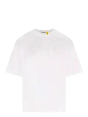 Moncler Logo-embroidered T-shirt - White