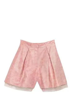 HUI MILANO Pleated Shorts