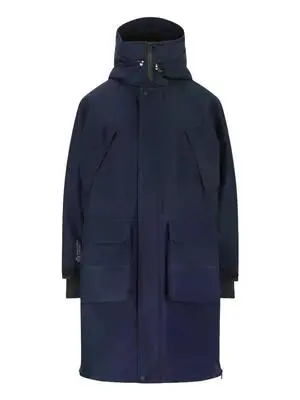 Moncler Adjustable Hooded Coat - Blue