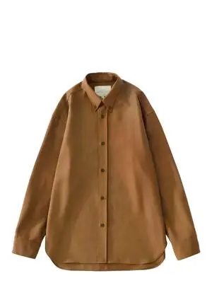 Studio Nicholson Jude Heritage Wool Shirt - Brown