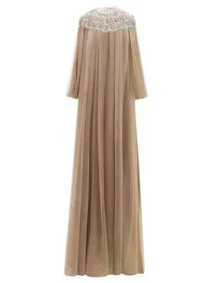 GEMY MAALOUF Lace-detail Gown - Neutrals