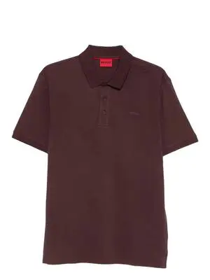 BOSS Buttoned Polo Shirt - Purple