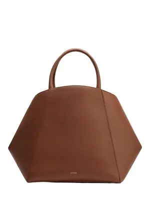 Cuyana Forma Satchel - Dark Chestnut