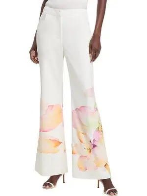 TOCCIN Gaia Flare Pants - Watercolor Floral