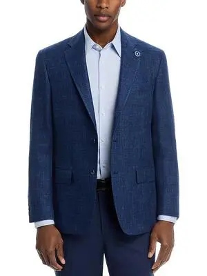 Hart Schaffner Marx Classic Fit Basketweave Sport Coat - Navy