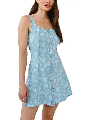 Bella Dahl Sleeveless Fitted Mini Dress - Vintage Fleur