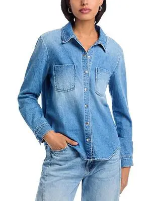 L'AGENCE Isla Denim Shirt