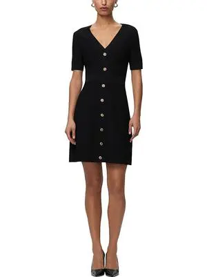 Herve Leger Winslow Mini Dress - Black