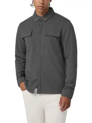 Vuori Waffle Shirt Jacket - Dark Pewter