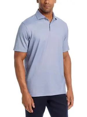 Peter Millar Crown Crafted Albatross Cotton-blend Pique Polo - Navy/multi