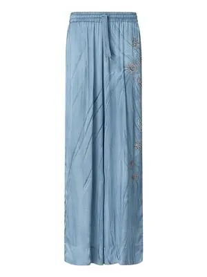 Pinko Embellished Wide Leg Trousers - F