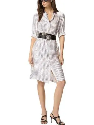 PINKO Elicia Twill Shirt Dress