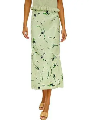 Rails Anya Printed Midi Skirt - Mint Linnea