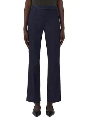 Max Mara Cropped Trousers - Midnight Blue