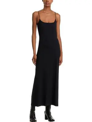 MAISON MARGIELA Scoop Neck Maxi Dress - Black