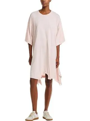 MAISON MARGIELA Asymmetrical Cotton Dress - Pink