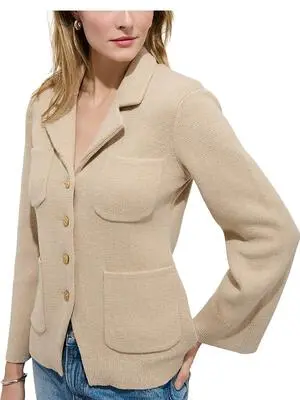 ALEX MILL London Sweater Jacket - Sand