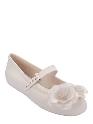 Melissa Soft Petals Ballerinas Beige