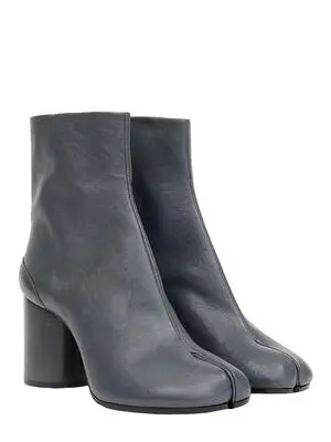 MAISON MARGIELA Tabi Leather Ankle Boots - Grey