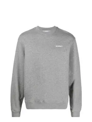 Off-White Wave Out Diag Design Sweatshirt - Grey