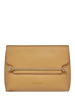 Strathberry Mini Stylist Leather Crossbody Bag - Brulee