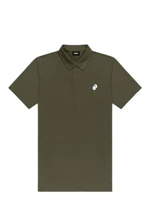 DALIX Ghost Midweight Short Sleeve Polo Shirt - Army