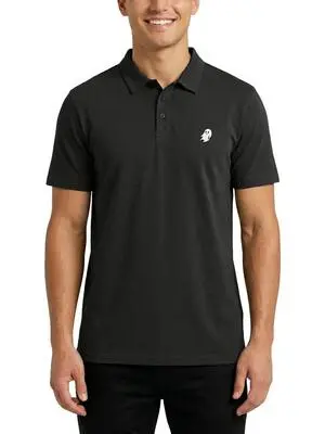 DALIX Ghost Midweight Short Sleeve Polo Shirt - Charcoal