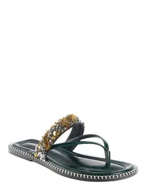 DRIES VAN NOTEN Sequin Embellished Slide Sandal