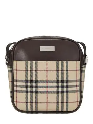Burberry House Check Vertical Camera Bag - Brown