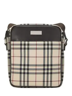 Burberry House Check Vertical Camera Bag - Brown
