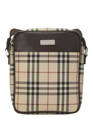 Burberry House Check Vertical Camera Bag - Brown