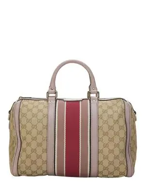 Gucci Original Gg Canvas Boston Handbag - Beige