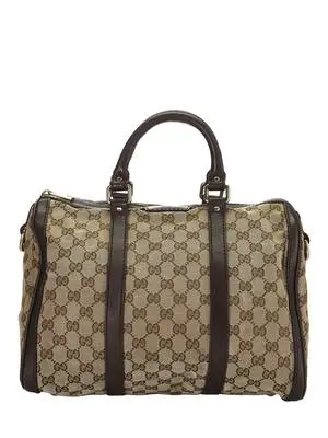 Gucci Original Gg Canvas Boston Handbag - Brown