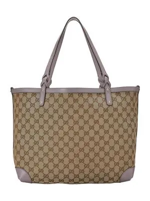 Gucci GG Canvas Craft Tote Purple