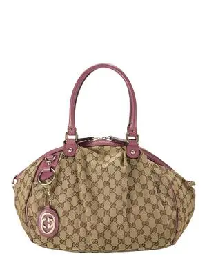 Gucci Original Gg Sukey Boston Handbag - Pink