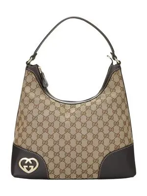 Gucci Original Gg Lovely Heart Hobo - Brown