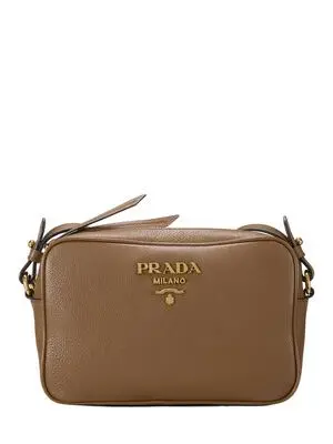 PRADA Vitello Daino Camera Crossbody Bag