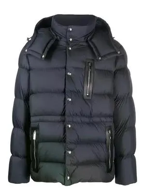 Moncler Padded Hooded Jacket - Blue