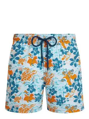 Vilebrequin Printed Swim Trunks - Blue