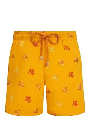 Vilebrequin Embroidered Swim Trunks - Orange