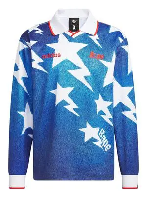 Adidas X Bape Lsl Star Jersey - Blue
