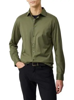 Rodd & Gunn Ascot Park Button-up Shirt - Khaki